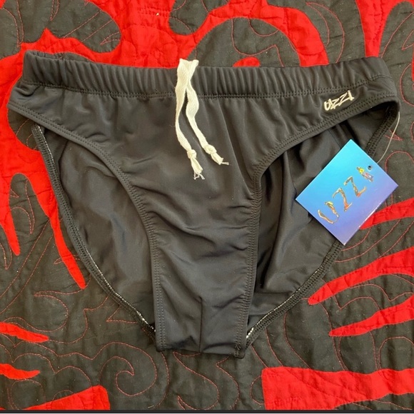Uzzi | Swim | Uzzi Mens Swimsuit High Cut Contour Pouch Black Large ...